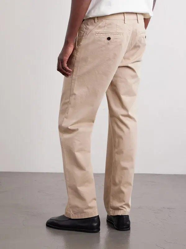 Mr P. Straight-leg Organic Cotton-blend Chinos