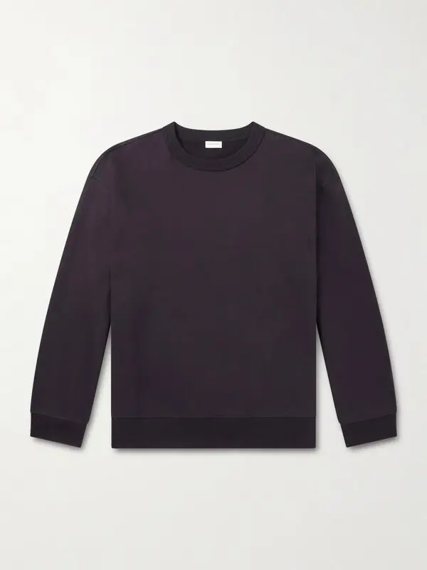 Dries Van Noten Cotton-jersey Sweatshirt - Blue