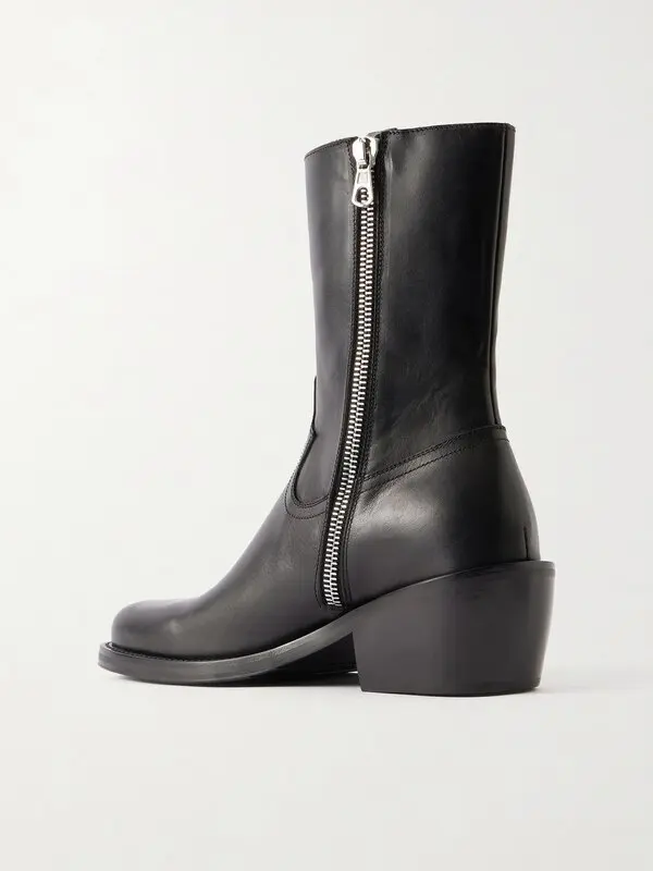 Dries Van Noten Leather Boots