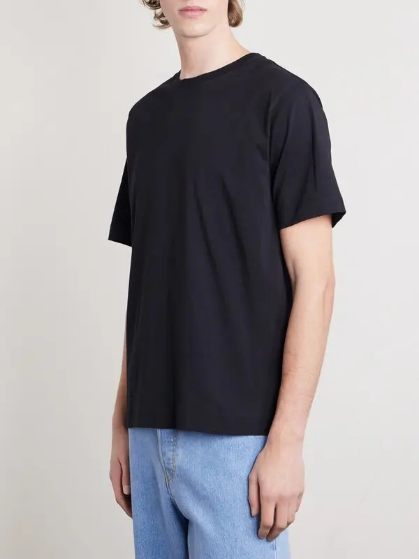 Dries Van Noten Cotton-jersey T-shirt - Black