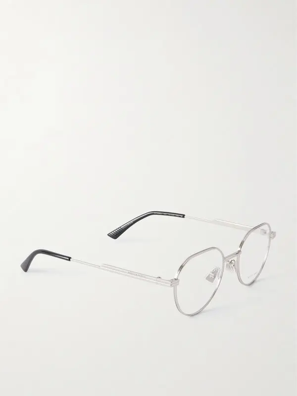 Bottega Veneta Dash Panthos Round-frame Optical Glasses