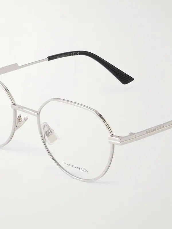 Bottega Veneta Dash Panthos Round-frame Optical Glasses