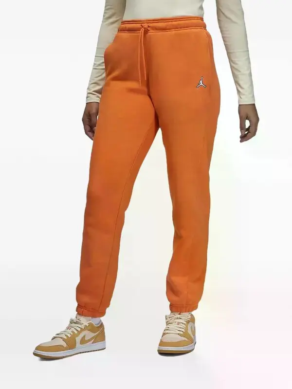 JORDAN Logo-embroidered Fleece Trousers