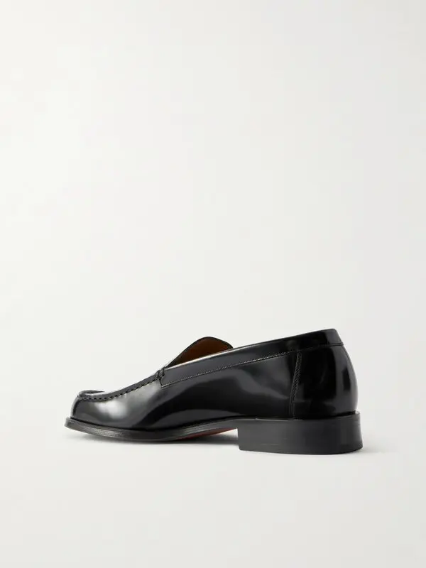 LEMAIRE Glossed-leather Loafers