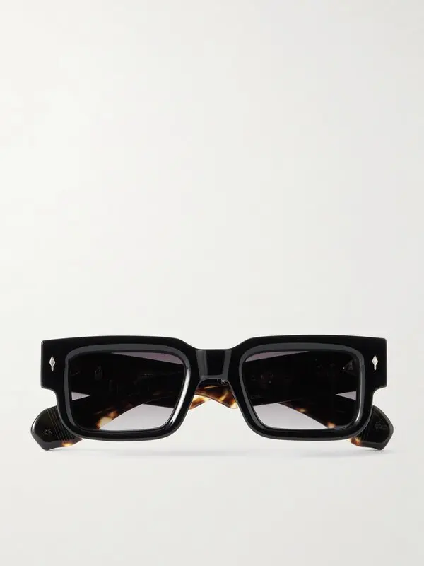 JACQUES MARIE MAGE Ascari Rectangular-frame Acetate Sunglasses