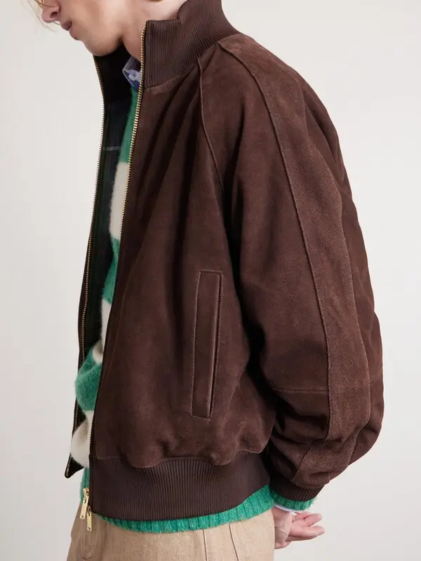 BARACUTA Roughout Suede Jacket