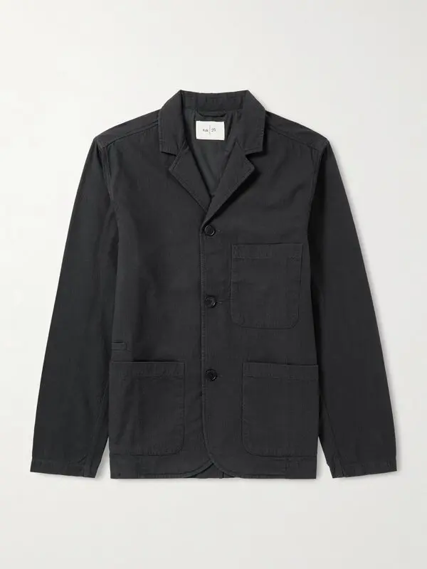 Folk Cotton Tailored Blazer