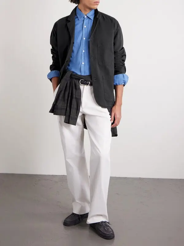Folk Cotton Tailored Blazer