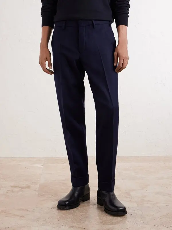 Dries Van Noten Straight-leg Wool Trousers