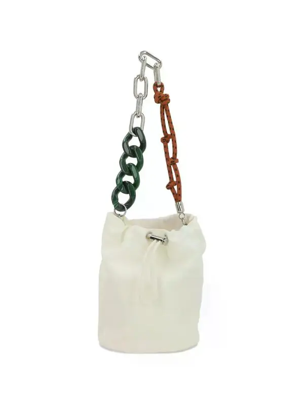 Plan C Logo-detail Bucket Bag - Neutrals