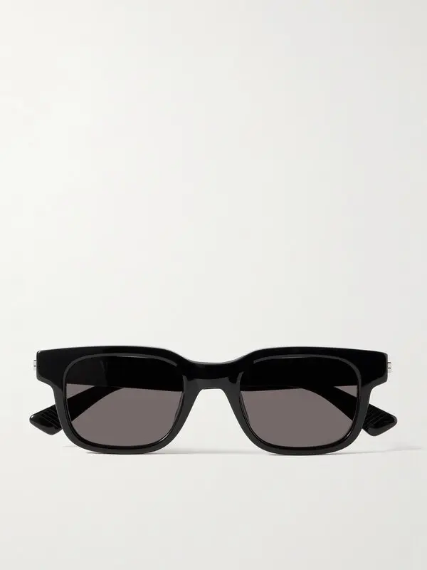Bottega Veneta Rectangular-frame Acetate Sunglasses