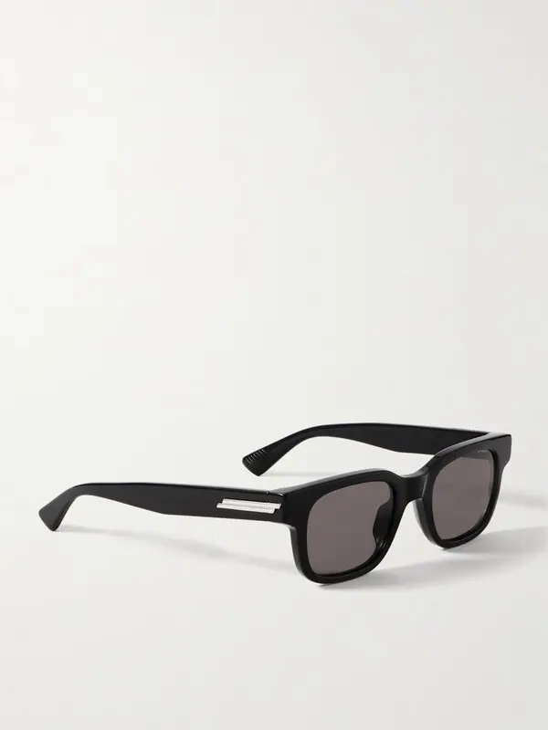 Bottega Veneta Rectangular-frame Acetate Sunglasses