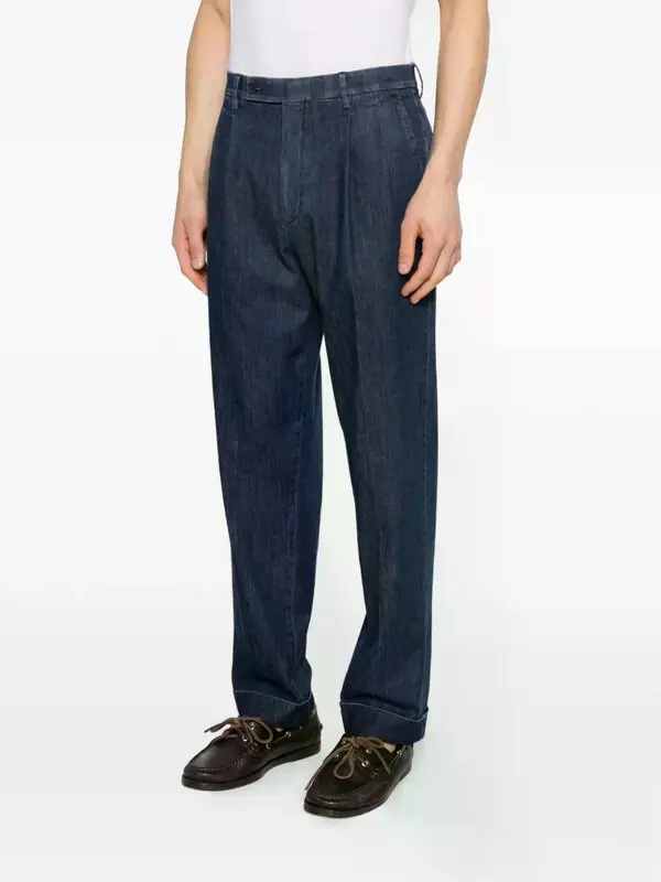 GTA Pleated Cuffed Jeans