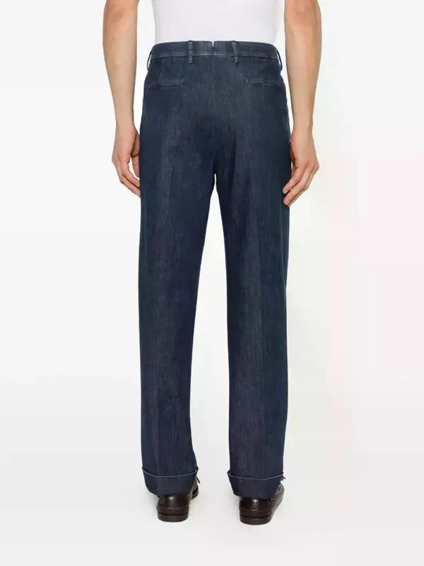 GTA Pleated Cuffed Jeans