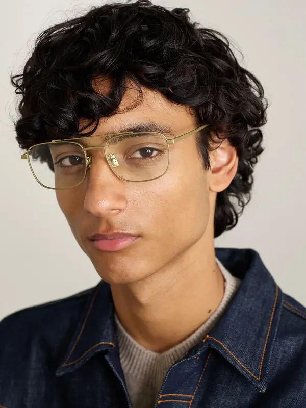 Bottega Veneta Aviator-style Optical Glasses