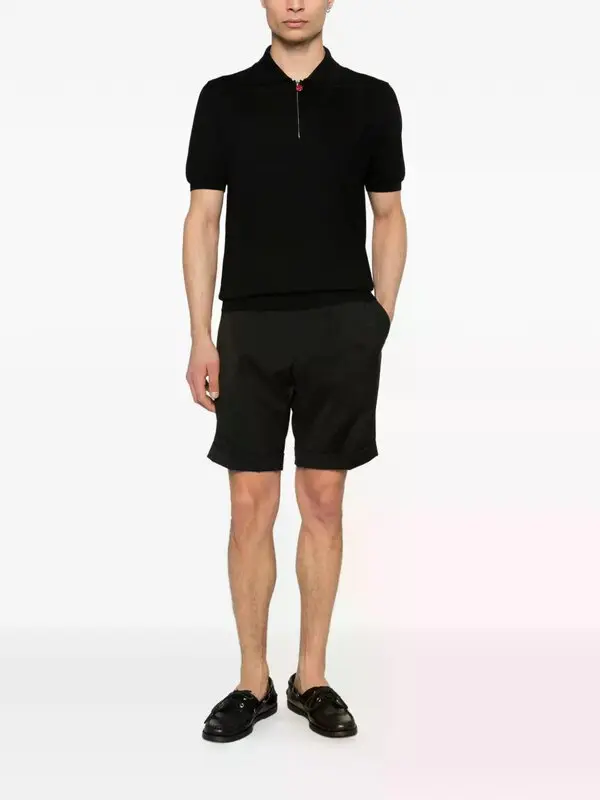 GTA Pleated Rolled Hem Shorts