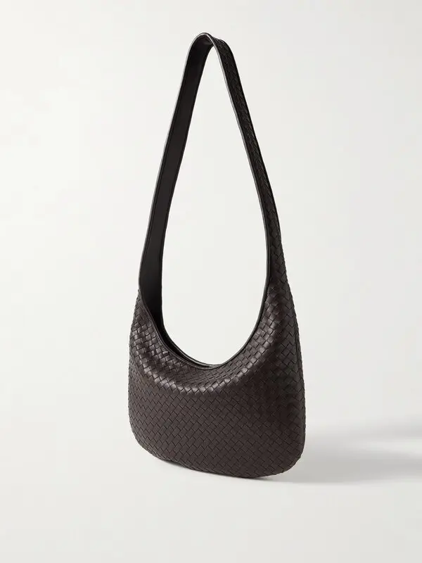 Bottega Veneta Intrecciato Leather Messenger Bag