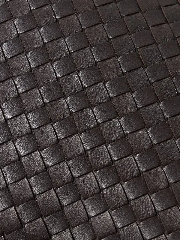 Bottega Veneta Intrecciato Leather Messenger Bag