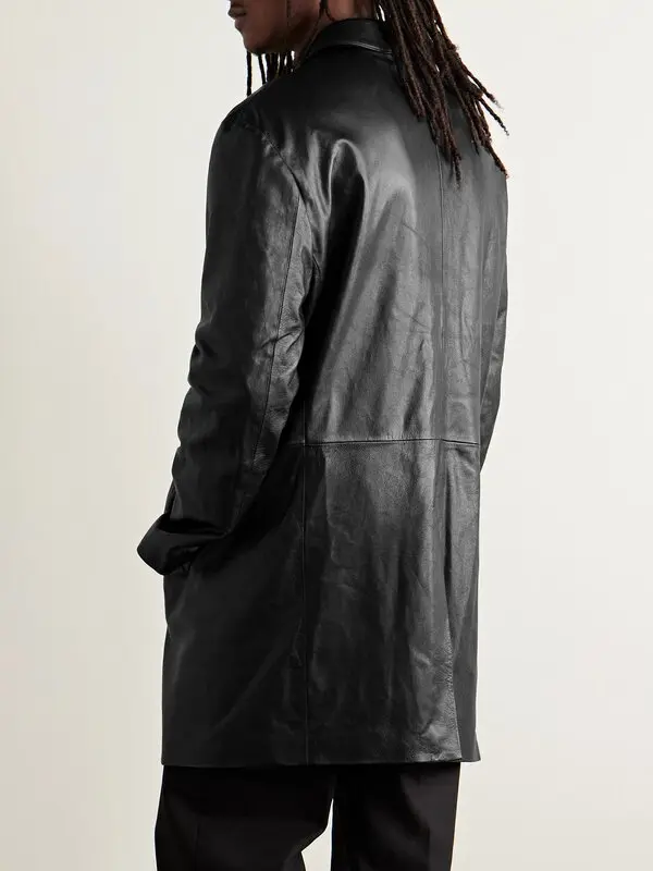 Balenciaga Leather Coat