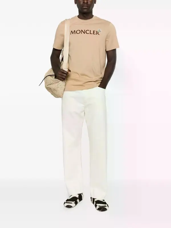 Moncler Logo T-shirt - Brown