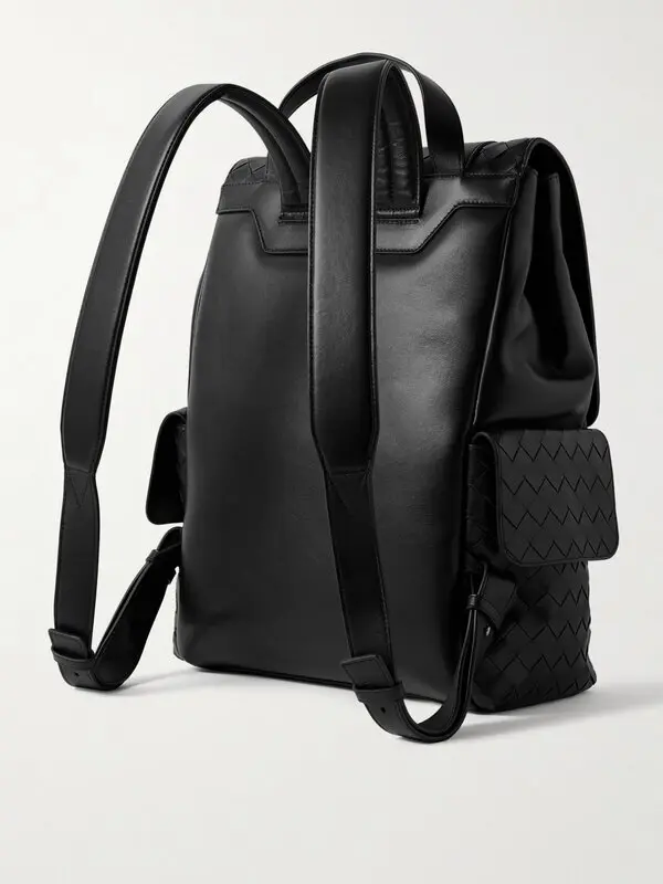Bottega Veneta Intrecciato Leather Backpack