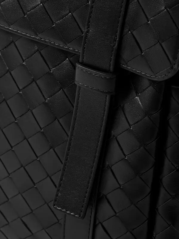 Bottega Veneta Intrecciato Leather Backpack