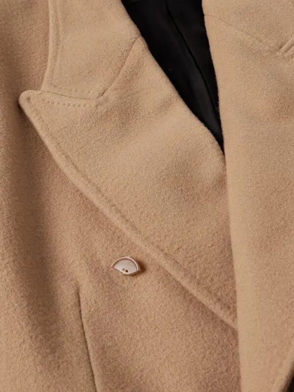 Balenciaga Oversized Double-breasted Wool-felt Coat
