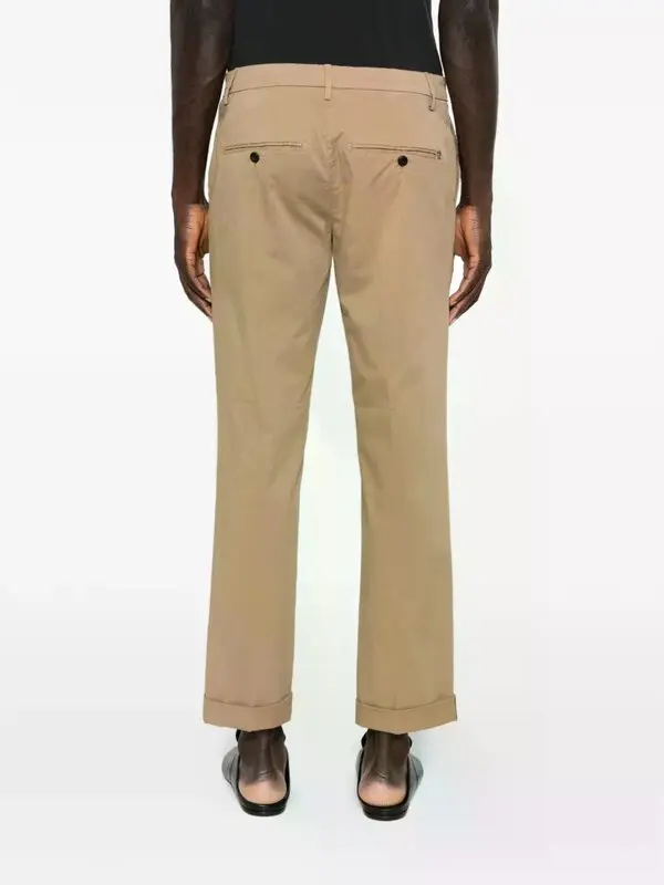 DONDUP Cuffed Trousers - Brown