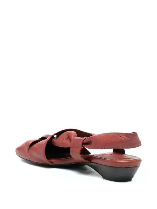 Hereu Woven Strap Heeled Pumps