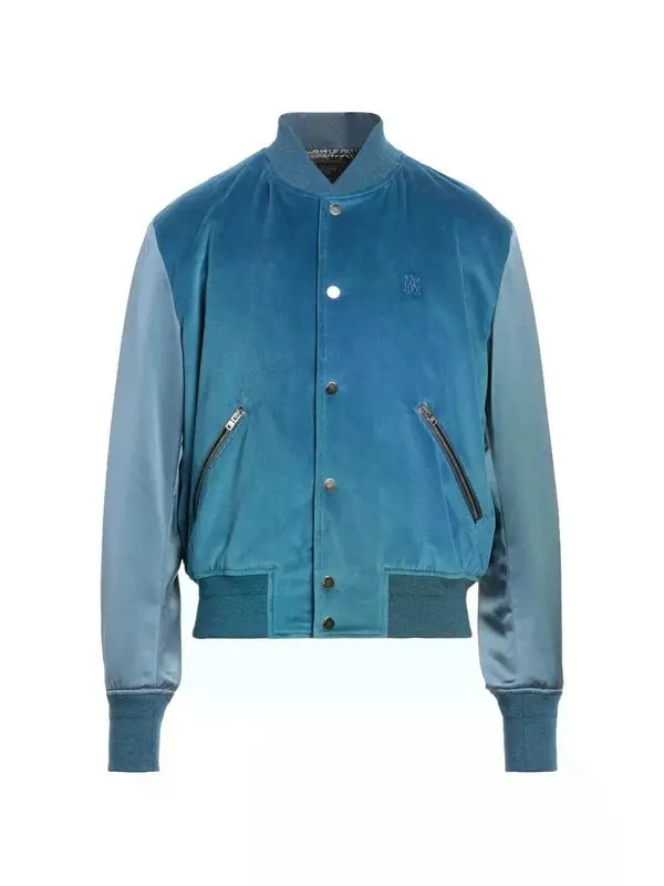 Amiri Velvet Satin Bomber Jacket