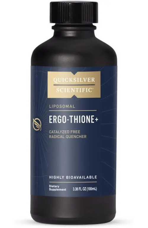 QUICKSILVER SCIENTIFIC Ergo Thione Plus Liposomal Antioxidant Cellular Support Supplement - None