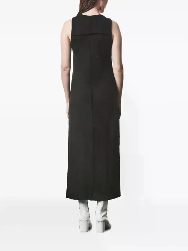 THOM KROM Textured Midi Dress - Black