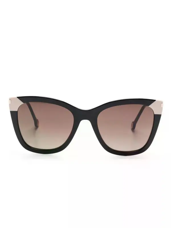 Carolina Herrera Butterfly Frame Sunglasses - Black