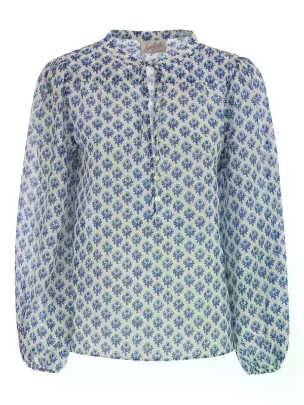 MC2 SAINT BARTH Floral Harper Blouse