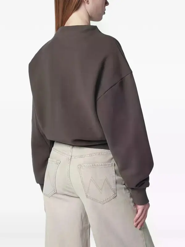 6397 Dropped-shoulder Sweatshirt - Brown