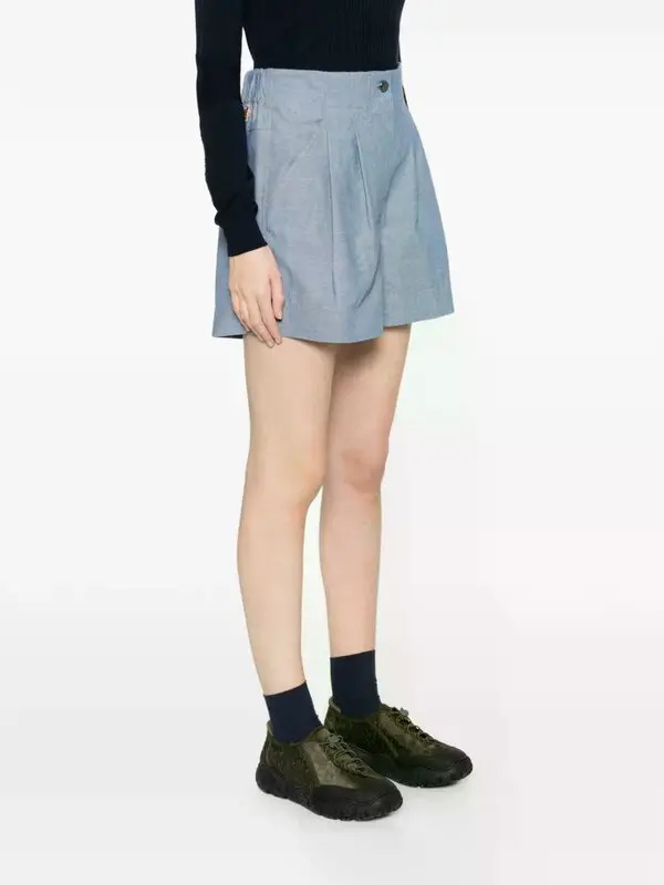 Moncler High-waist Chino Shorts