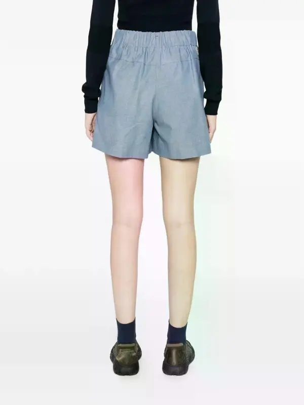 Moncler High-waist Chino Shorts