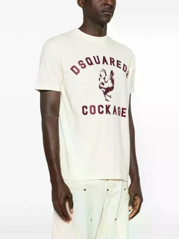 Dsquared2 Graphic Print T-shirt - Neutrals