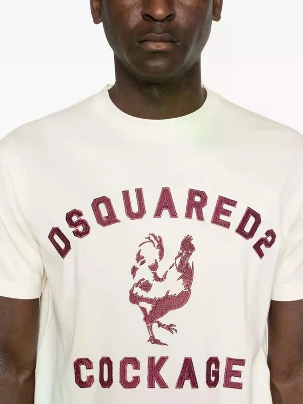 Dsquared2 Graphic Print T-shirt - Neutrals