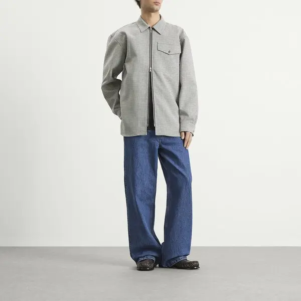 Dries Van Noten Double Faced Gingham Shirt Jacket