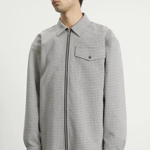 Dries Van Noten Double Faced Gingham Shirt Jacket