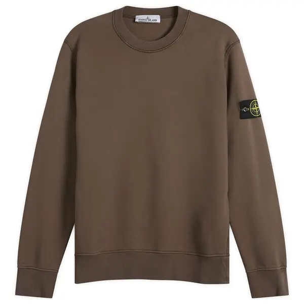 Stone Island Organic Cotton Fleece Sweatshirt