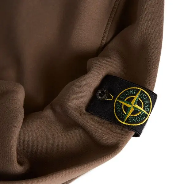 Stone Island Organic Cotton Fleece Sweatshirt