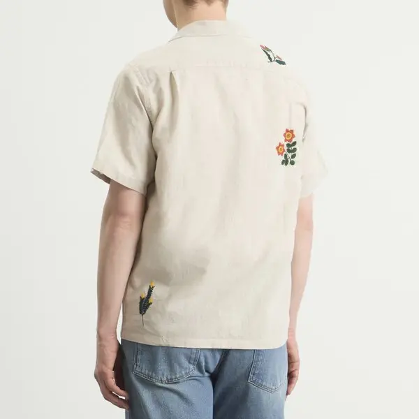 Portuguese Flannel Spring Embroidery Vacation Shirt