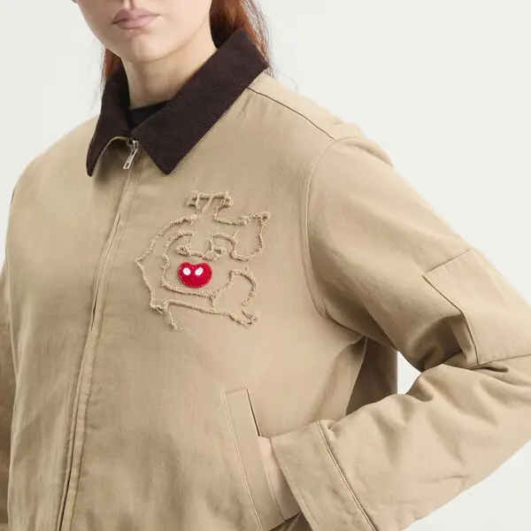 ICECREAM Team Ic Cropped Work Jacket