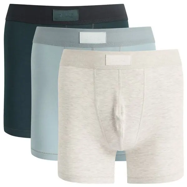 SKIMS Cotton Boxer Brief 3" 3-pack