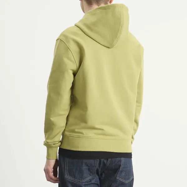 AMI Paris Contrasted De Coeur Hoodie - Matcha