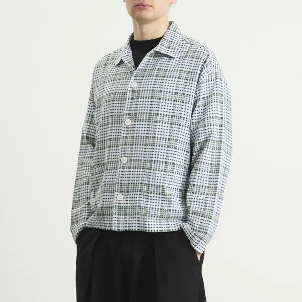 You Must Create Cotton Check Pj Overshirt