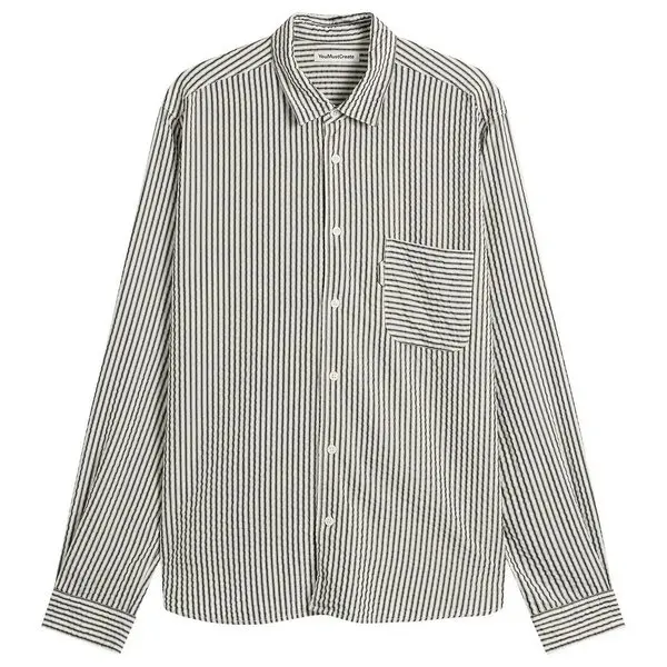 You Must Create Seersucker Stripe Curtis Shirt - Multi