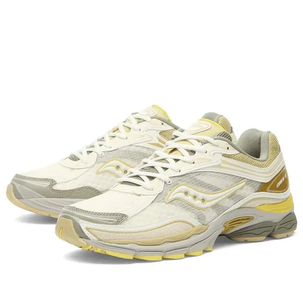 Saucony Progrid Omni 9 Low Top Sneakers - Ivory/moss
